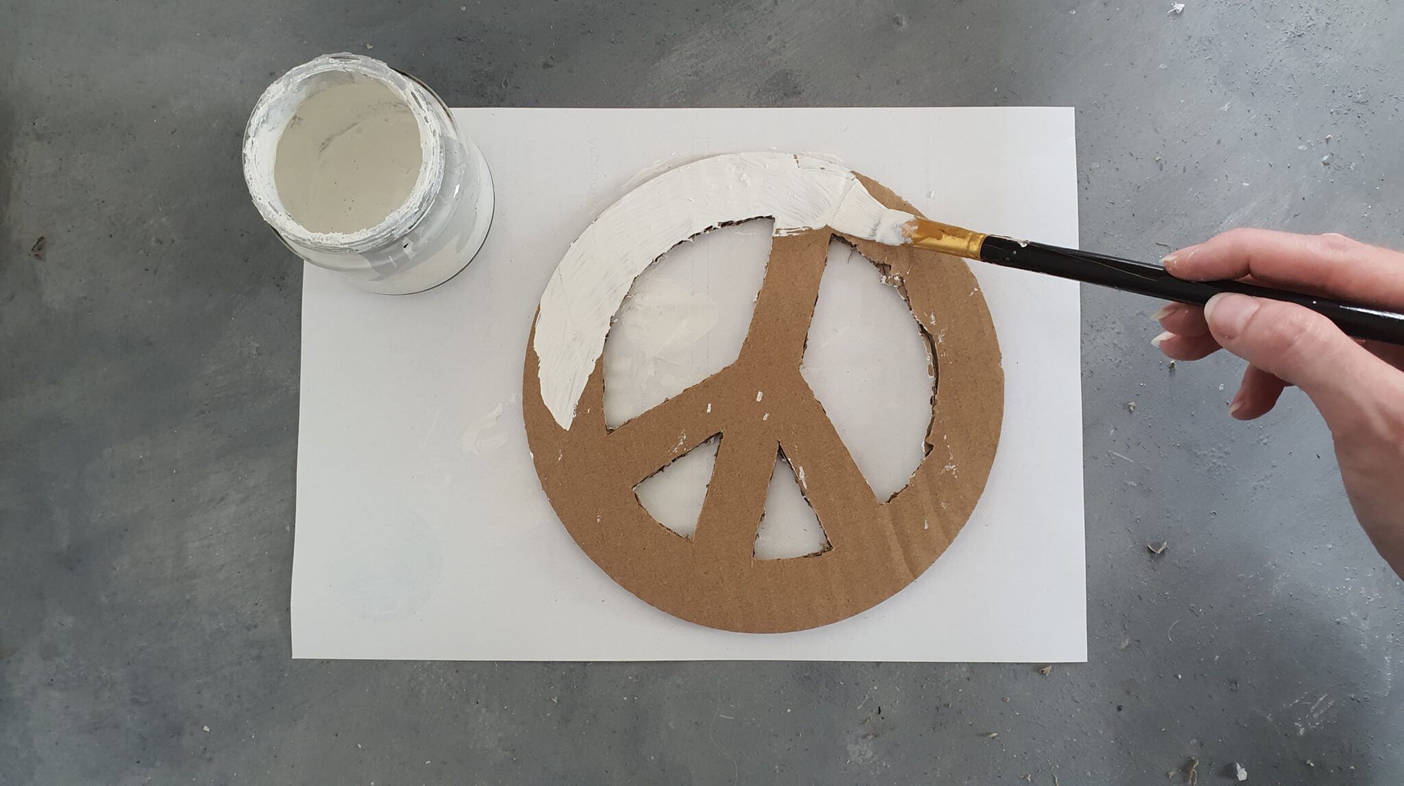 DIY Peace-Zeichen aus Muscheln — Scandify Your Life
