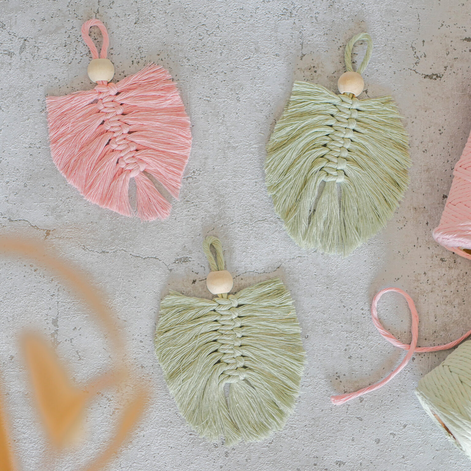 DIY Makramee Feder — Scandify Your Life