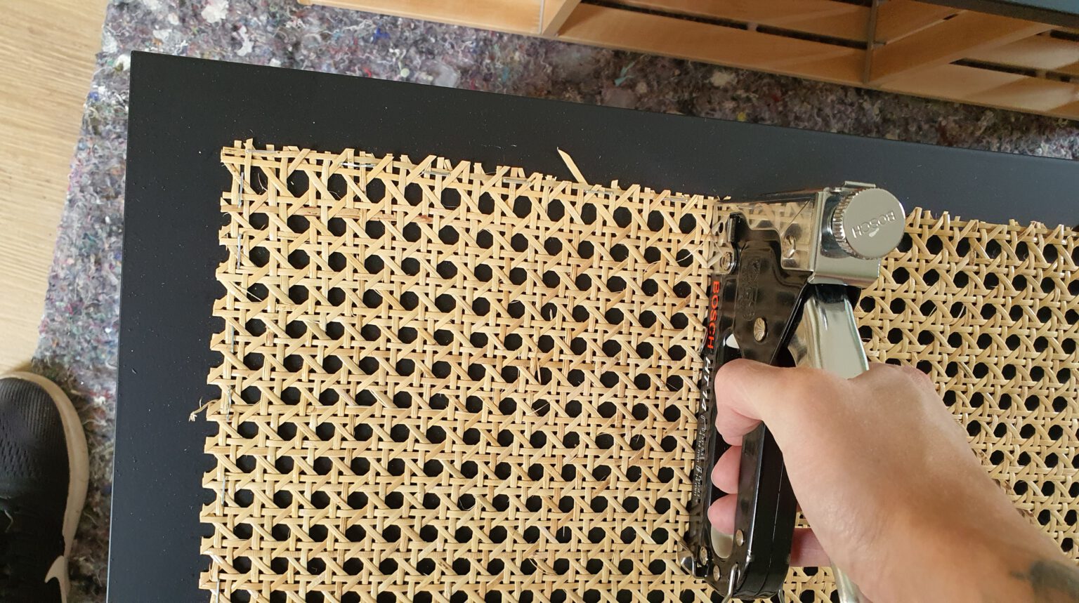 IKEA GODMORGON Hack: Waschtisch mit Wiener Geflecht