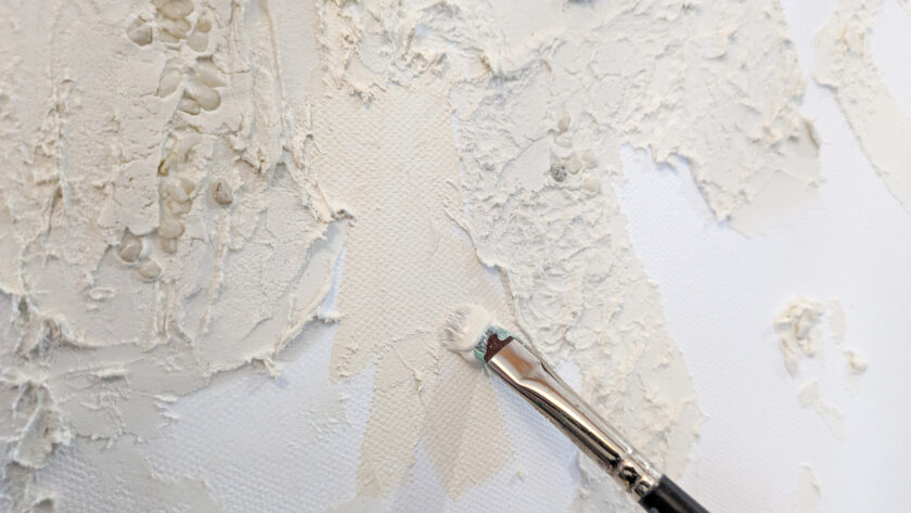 Strukturbild auf Leinwand selber machen — Scandify Your Life