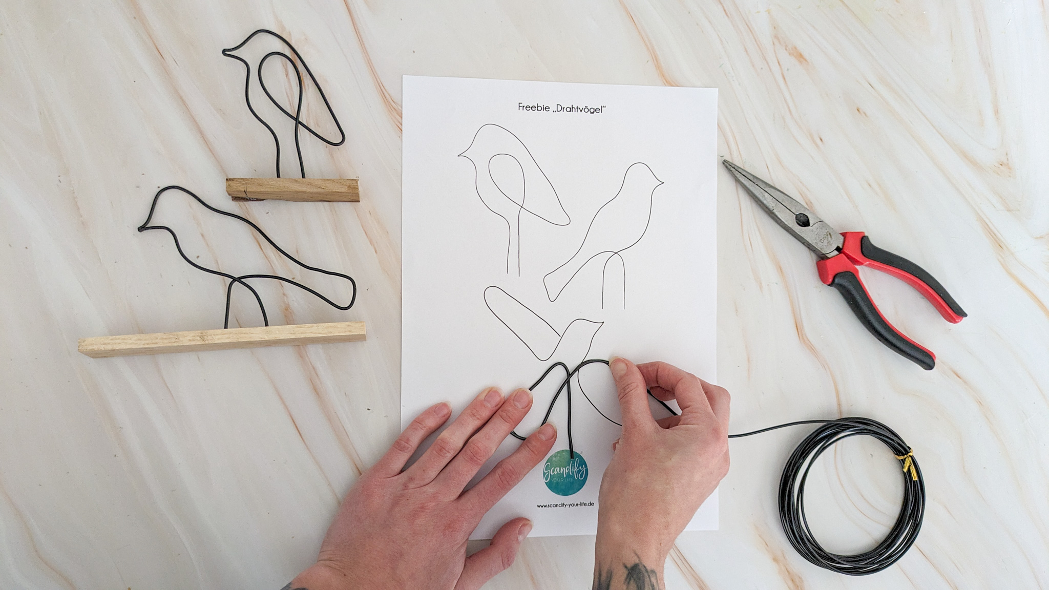 Vögel aus Draht basteln — Scandify Your Life